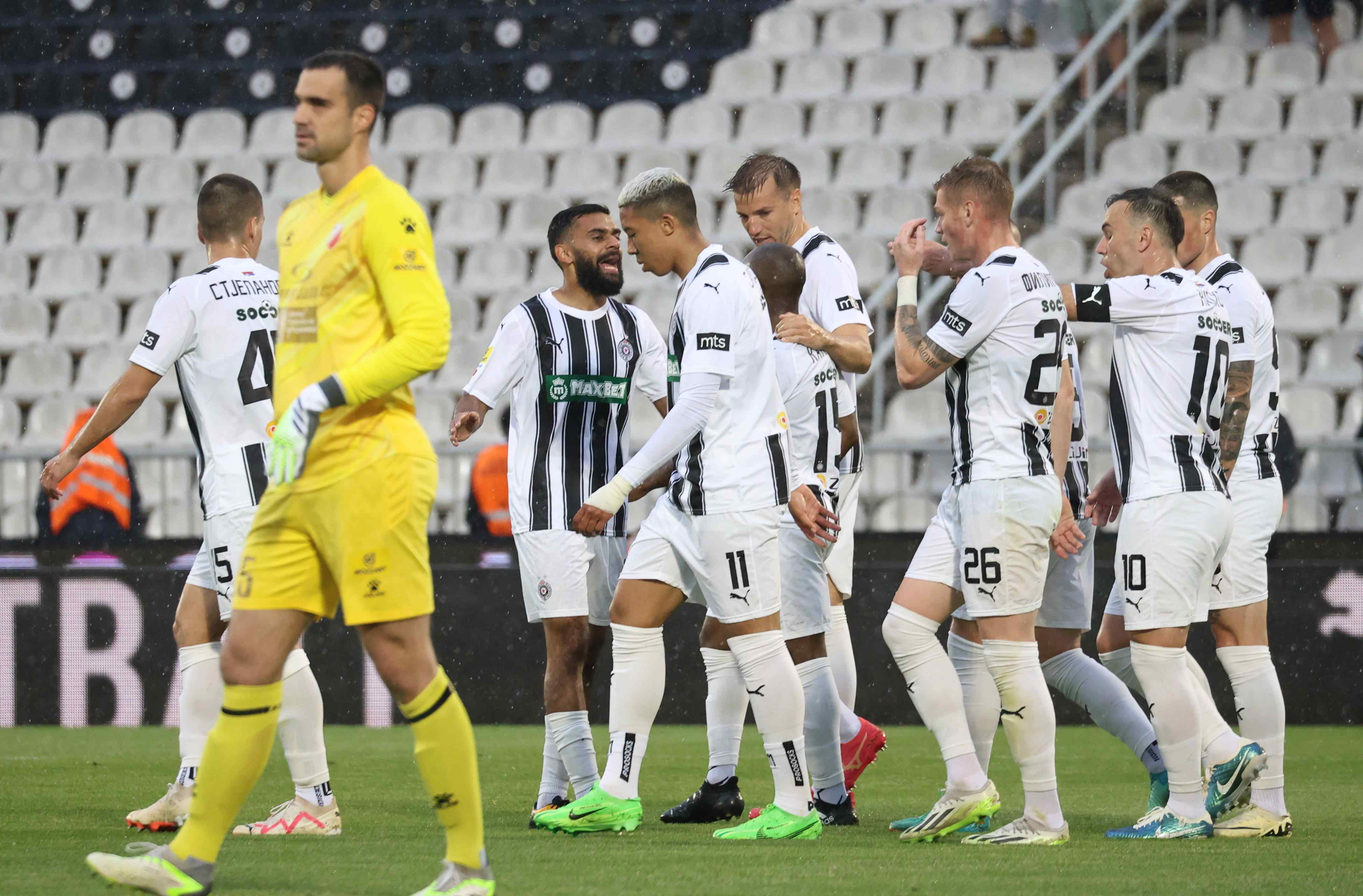 SSL: Partizan 2-3 Vojvodina