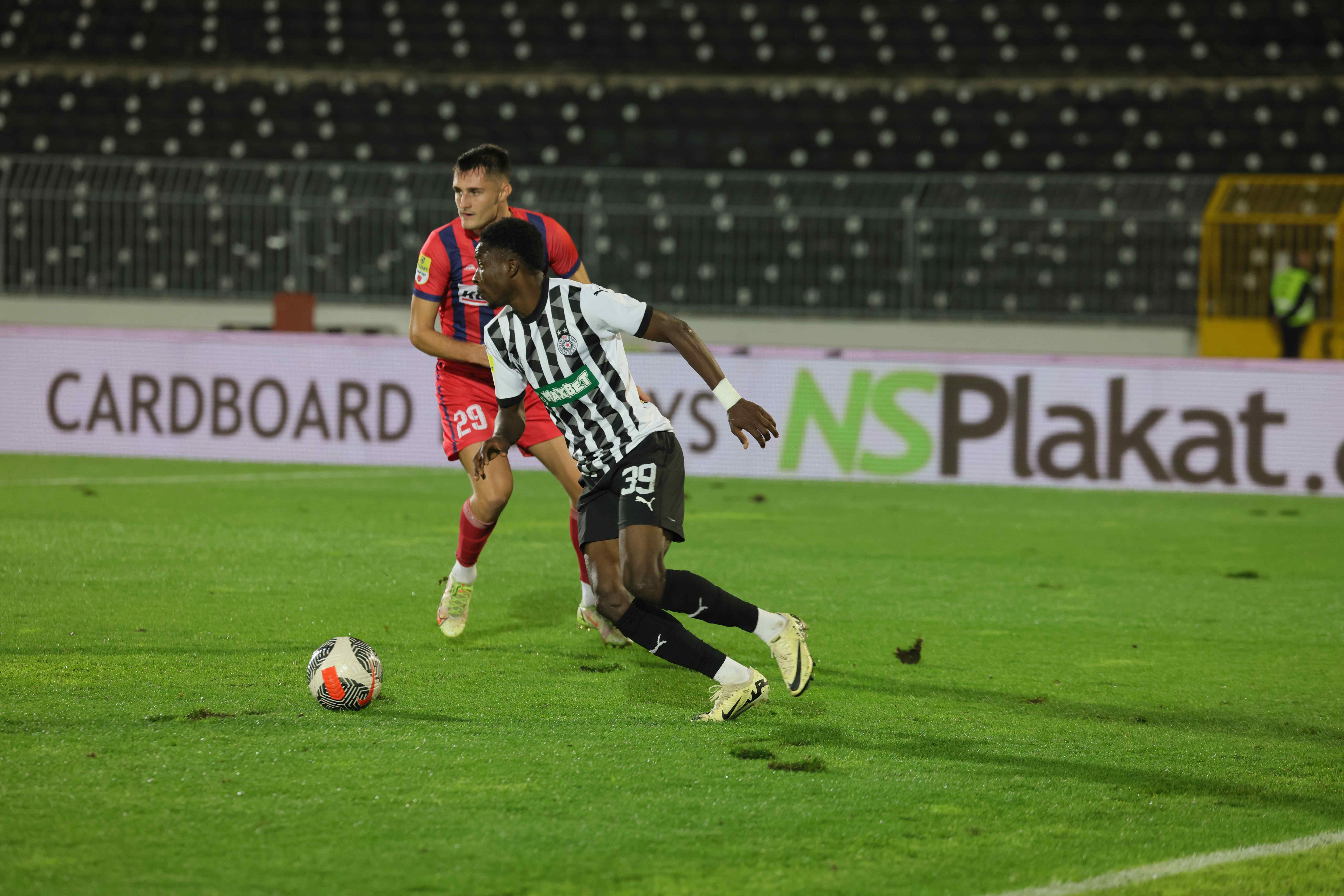 Natcho and Zubairu after Tekstilac game